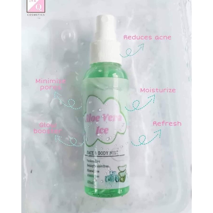 ALO VERA ICE FACE AND BODY MIST - MQ Selfcare | Shopee Philippines