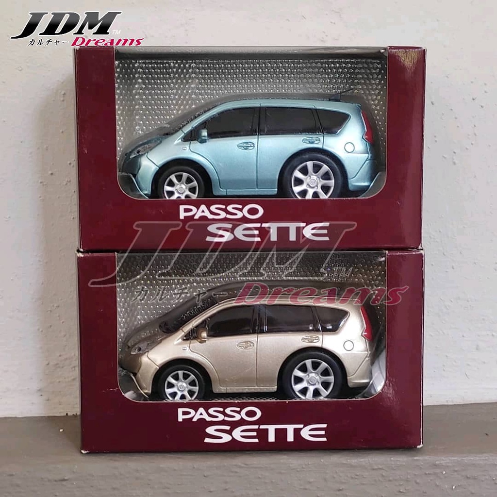Toyota Passo Sette Pull Back Mini Car Japan Toyota Dealer Merchandise ...