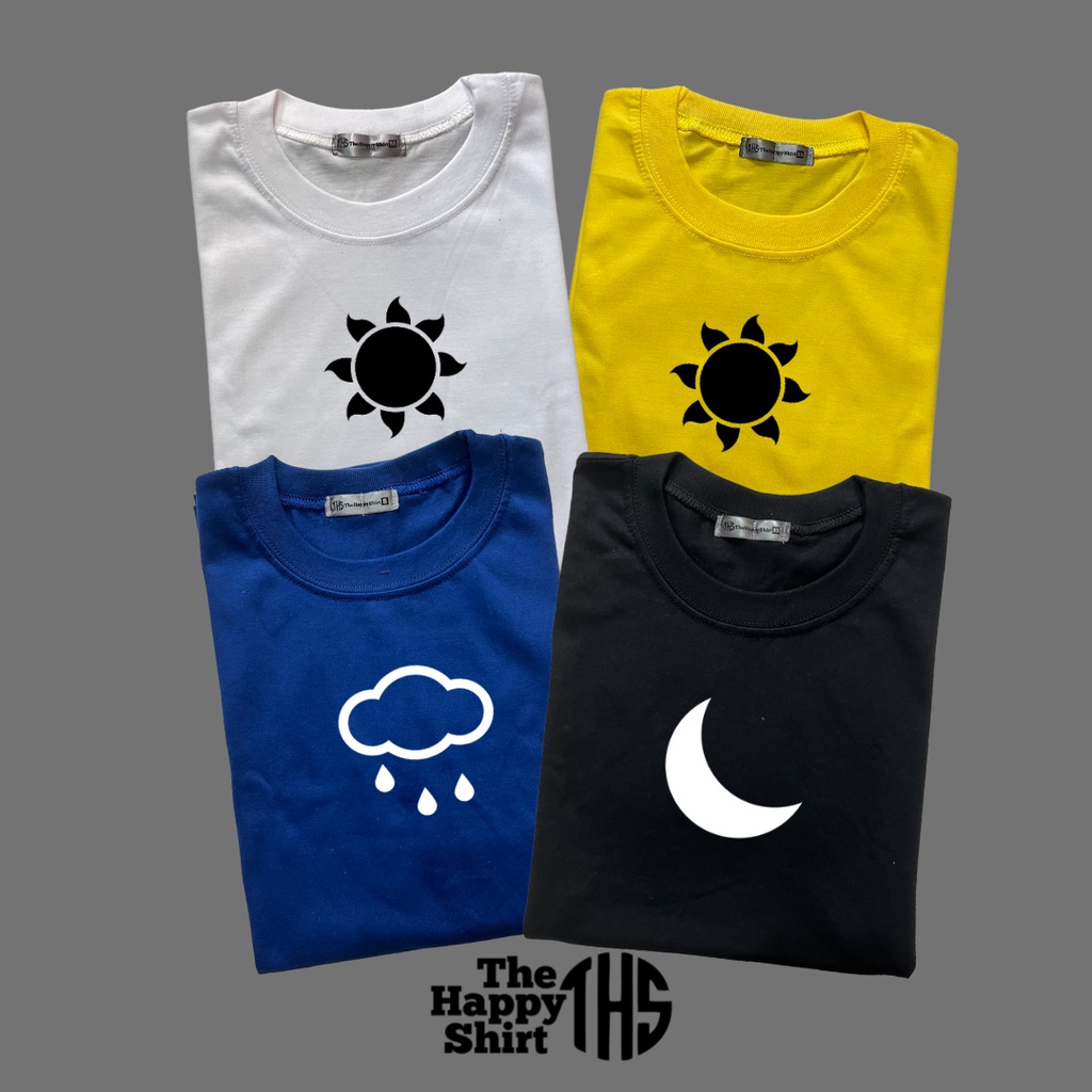 SUN MOON RAIN TEES by The Happy Shirt | Shopee Philippines
