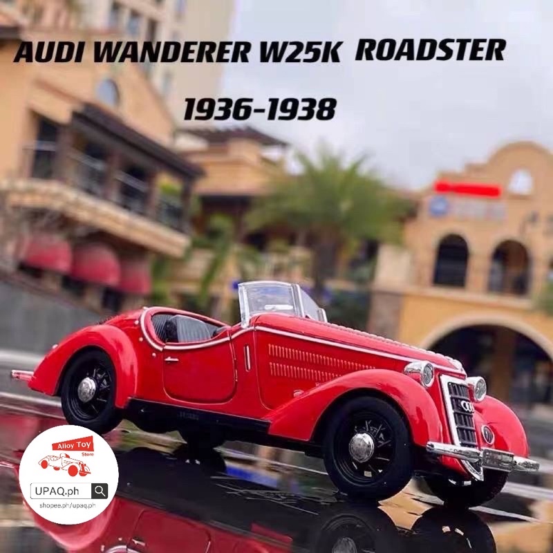 *alloy toy*AUDI WANDERER W25K ROADSTER 1936-1938 1:32 ALLOY DIE CAST ...