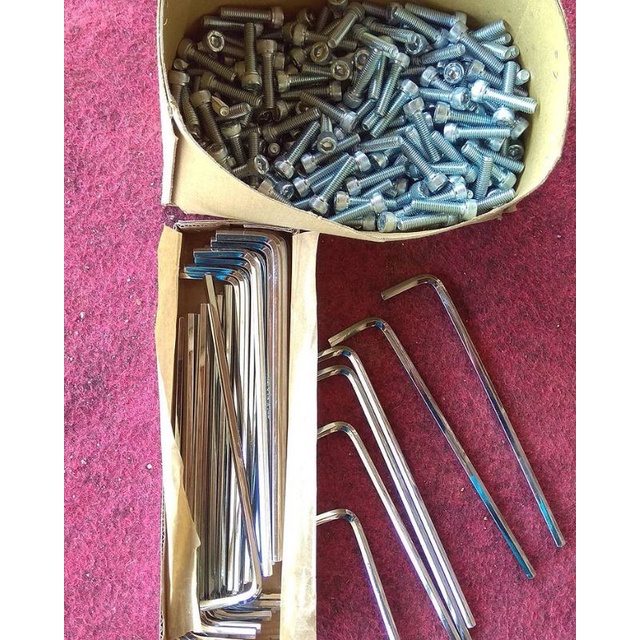 Long L Key For Opening All Sizes For Free 8 Piece Bolts | Shopee ...