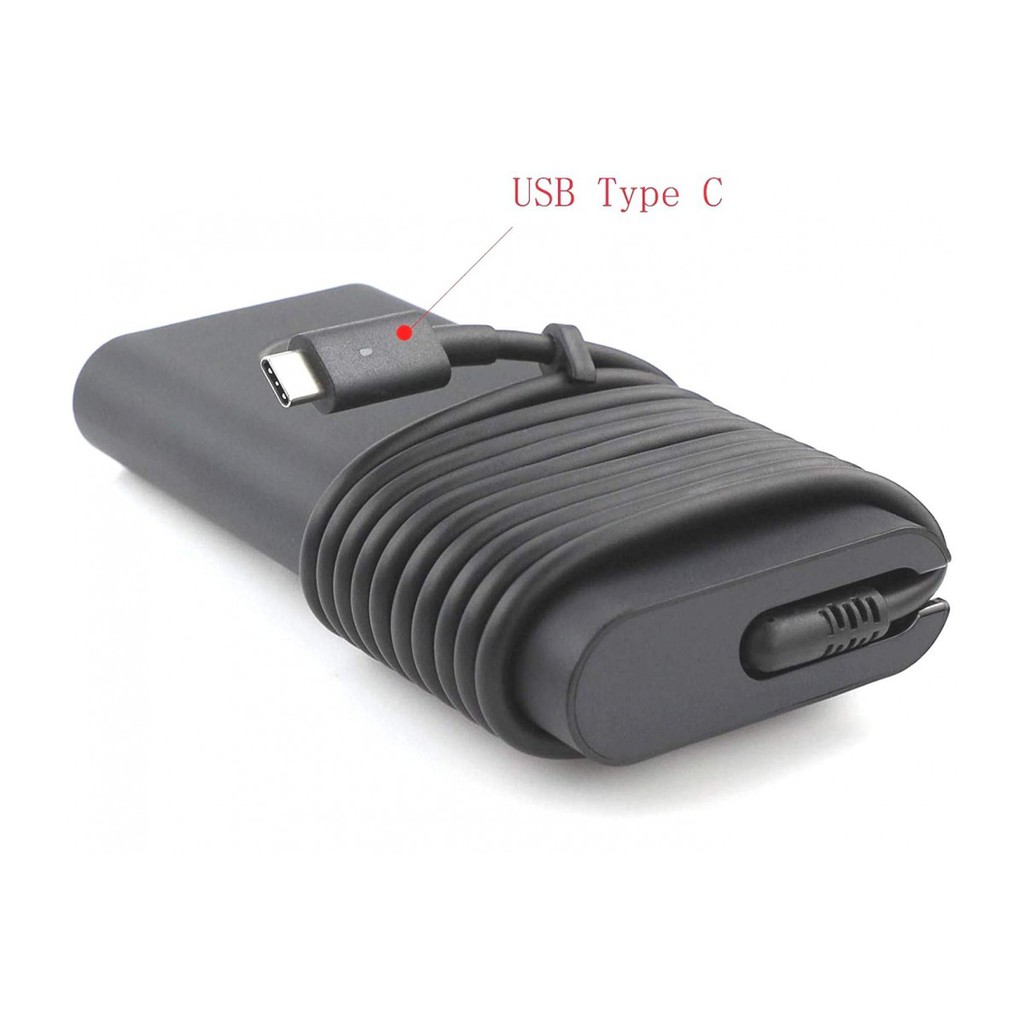 Laptop Adapter 20V Type-C USB-C Power Charger 45W 90w 130w For Dell ...