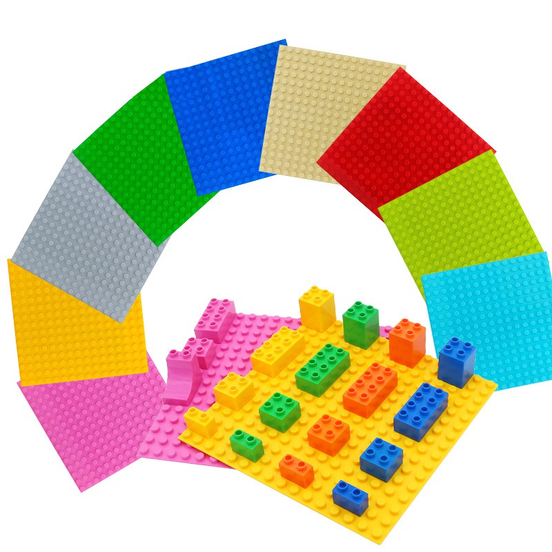 16*16 Dots Base Plate Duplo Minifigures Animal Big Particles Building ...
