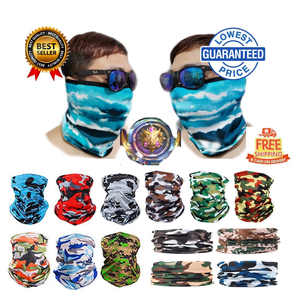 Tube Mask Half Face mask Cover for motorcycle rider biker | Shopee ...