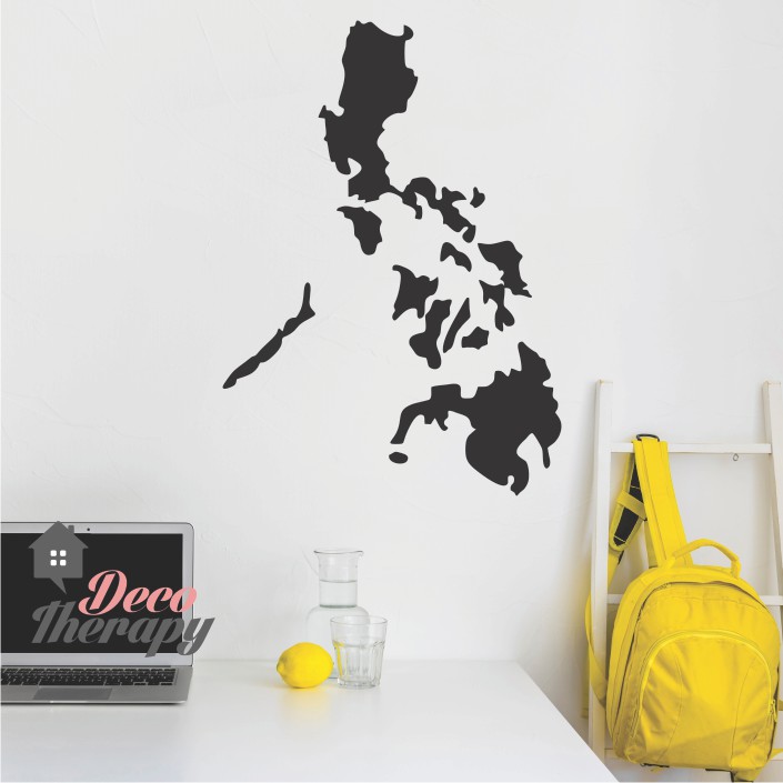 Philippine Map V1 Wall Sticker | Shopee Philippines
