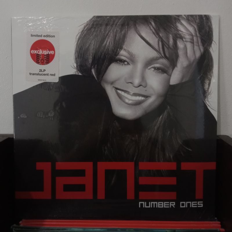 JANET JACKSON Number Ones Red Target Vinyl | Shopee Philippines