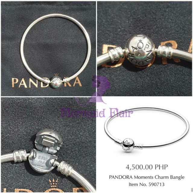 Pandora Moments Bangle 17cm | Shopee Philippines