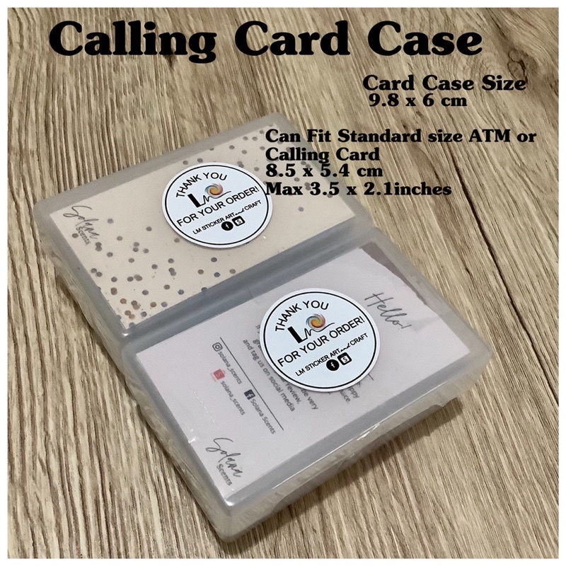 Calling Card Case/Hard case organizer cards | Shopee Philippines