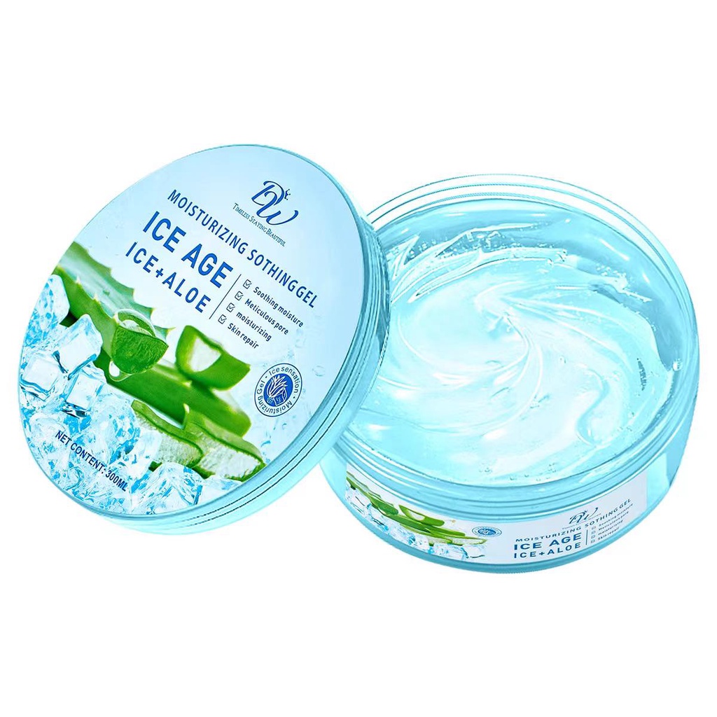 DW Ice Age Ice Aloe Vera Soothing Gel Moisturizing 300g | Shopee ...
