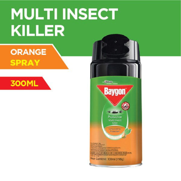 Baygon Protector Multi-Insect Killer 300Ml | Shopee Philippines