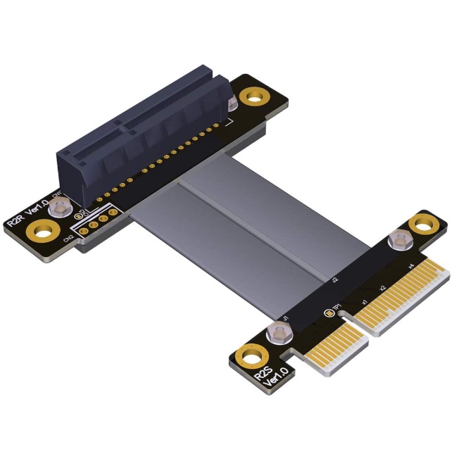 ADT-LINK PCIe 3.0 x4 Extension Cable 32G/BPS PCI Express 4X Graphic SSD ...