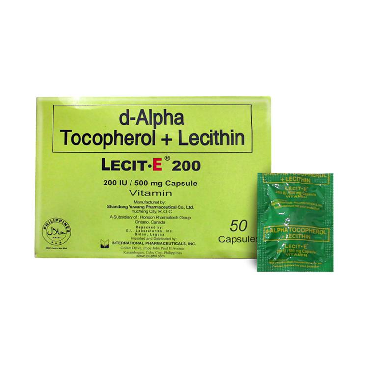 Lecit E 200 IU / 500 mg Capsule - 20s | Shopee Philippines
