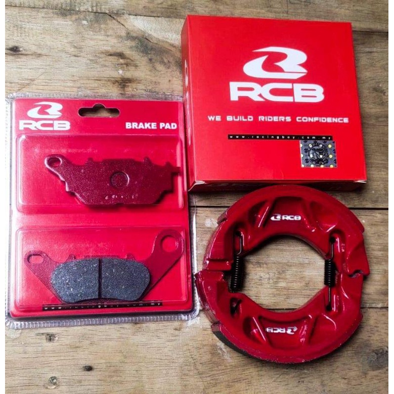 1 SET RCB BRAKE SHOE/ RCB BRAKE PAD for VEGA FORCE FI, VEGA ZR, VEGA ...
