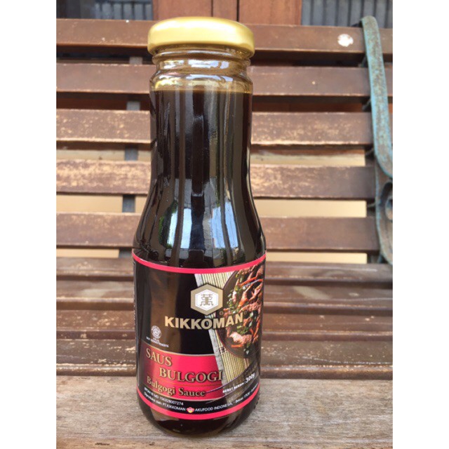 KIKKOMAN BULGOGI SAUCE HALAL GLASS BOTTLE PACKAGING 300gr | Shopee ...