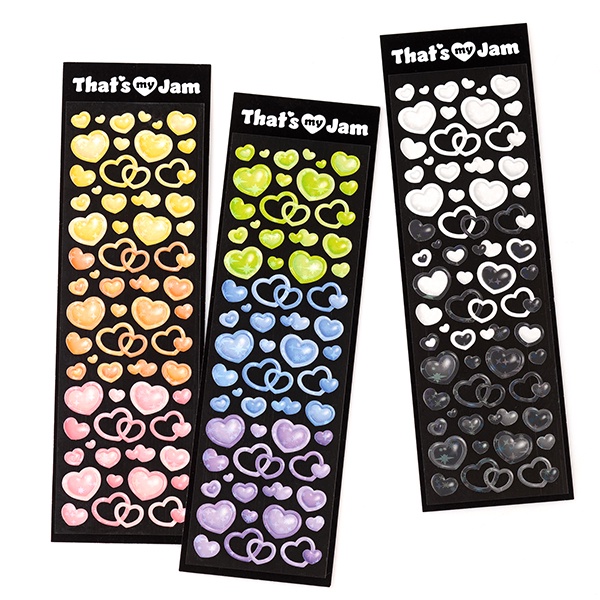 [that's my jam] Layered Couple Heart Polco Toploader Korean Hologram ...