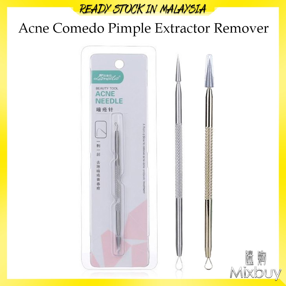 Acne Comedo Pimple Extractor Remover Needle Face Skin Care Tool - B0722 ...