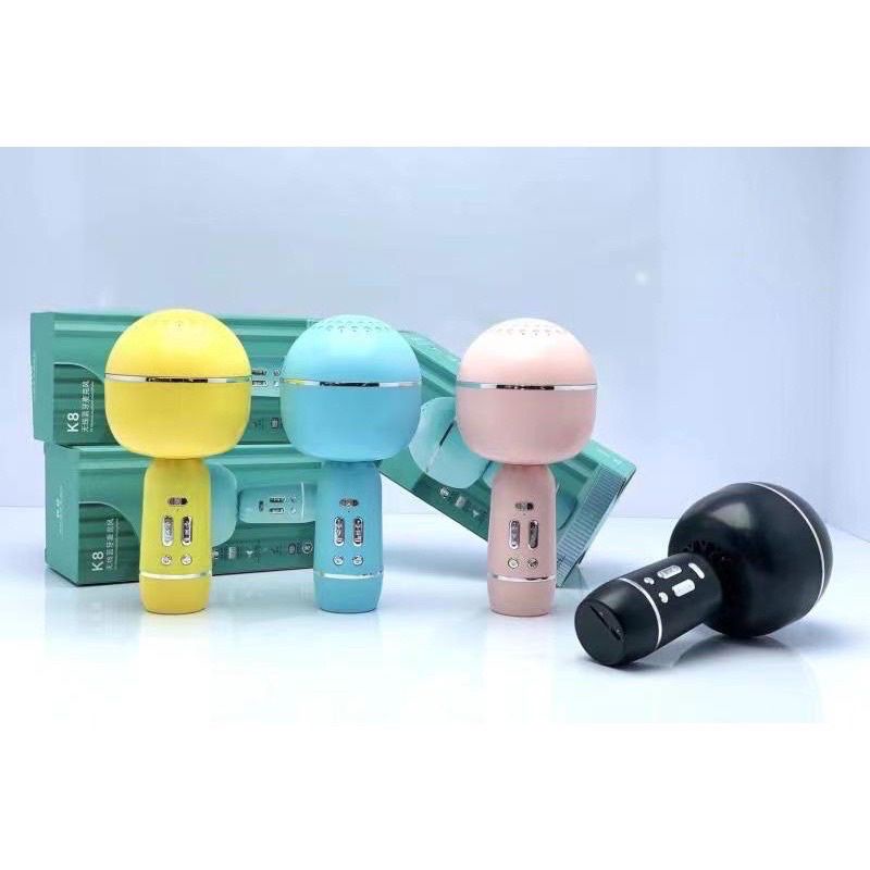 K8 Bluetooth Microphone and speaker Karaoke mic | Shopee Philippines