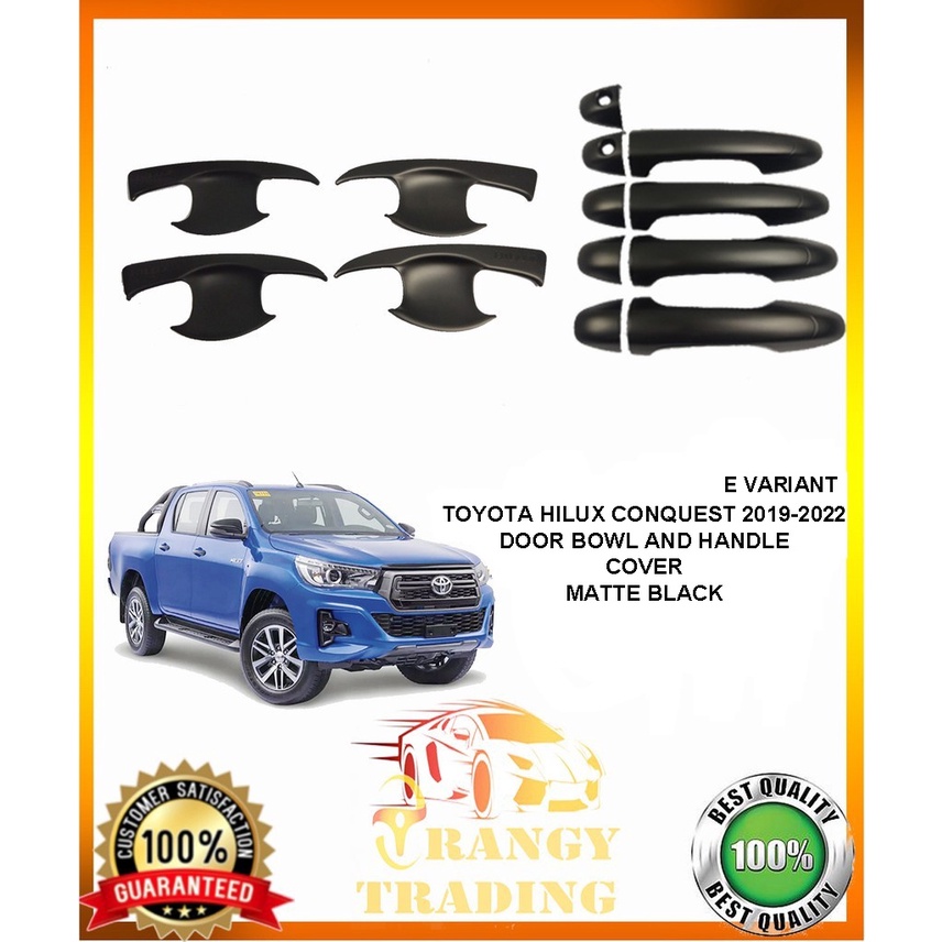 Toyota Hilux / GR 2019 to 2023 E VARIANT Door bowl & handle cover matte ...