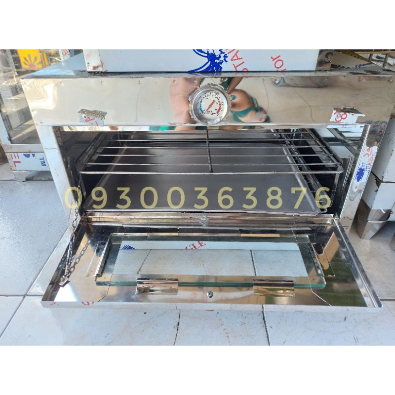 2layer gas type oven withngauge temperature size 14x18 | Shopee Philippines