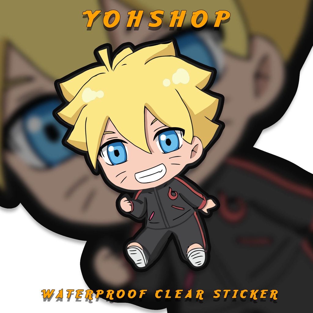 Boruto Peeker Sticker | Boruto Peek Chibi Sticker | Naruto Decal ...