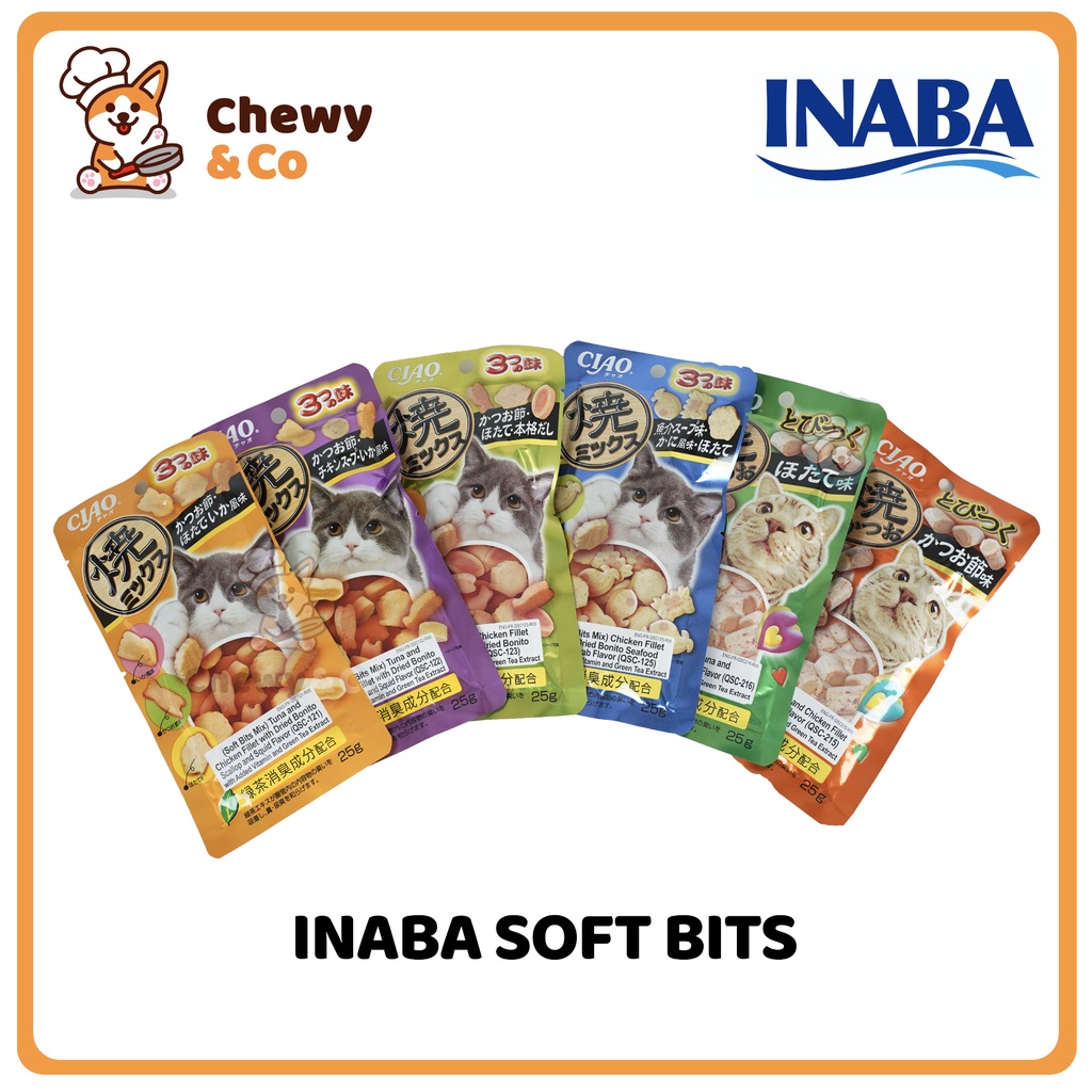 Ciao Inaba Soft Bits Cat Treats 25g | Shopee Philippines