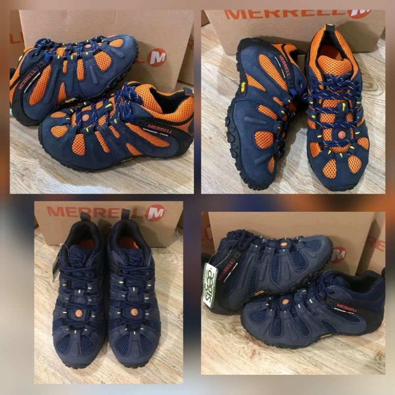 hiking merrellshoes men outdoor navyblue prime USA merrell | Shopee ...
