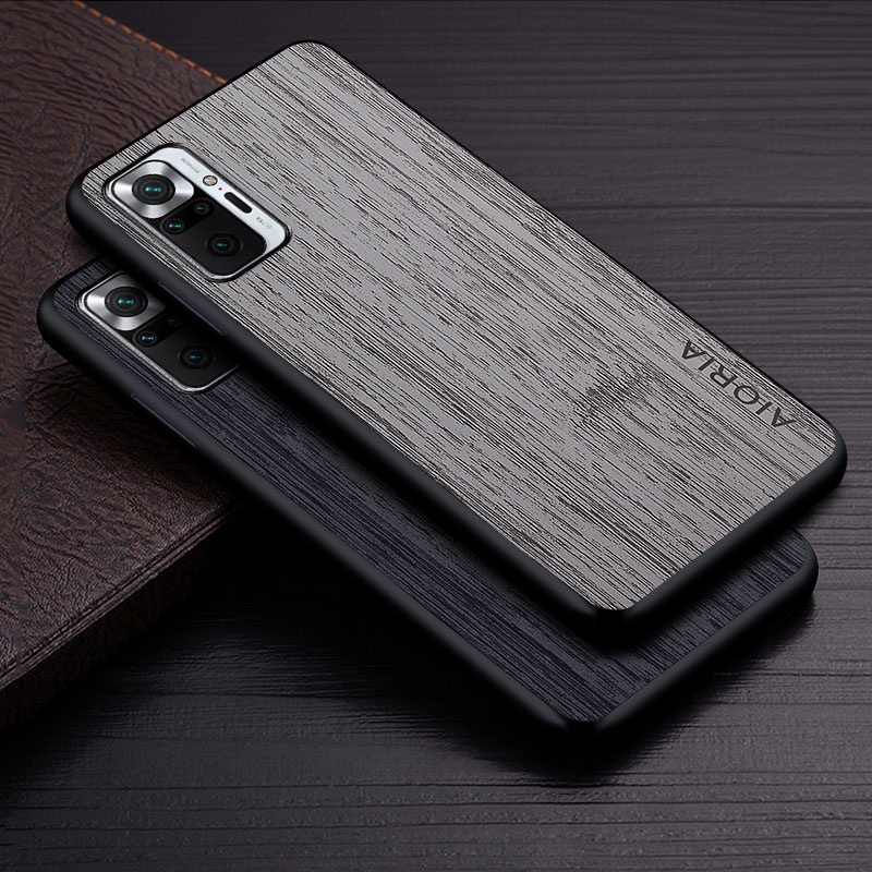 Case for Xiaomi Redmi Note 10 Pro 10T 5G 10S funda bamboo wood pattern ...