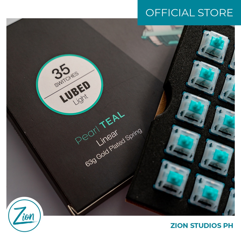Tecware Pearl Teal Mechanical Switches | Shopee Philippines