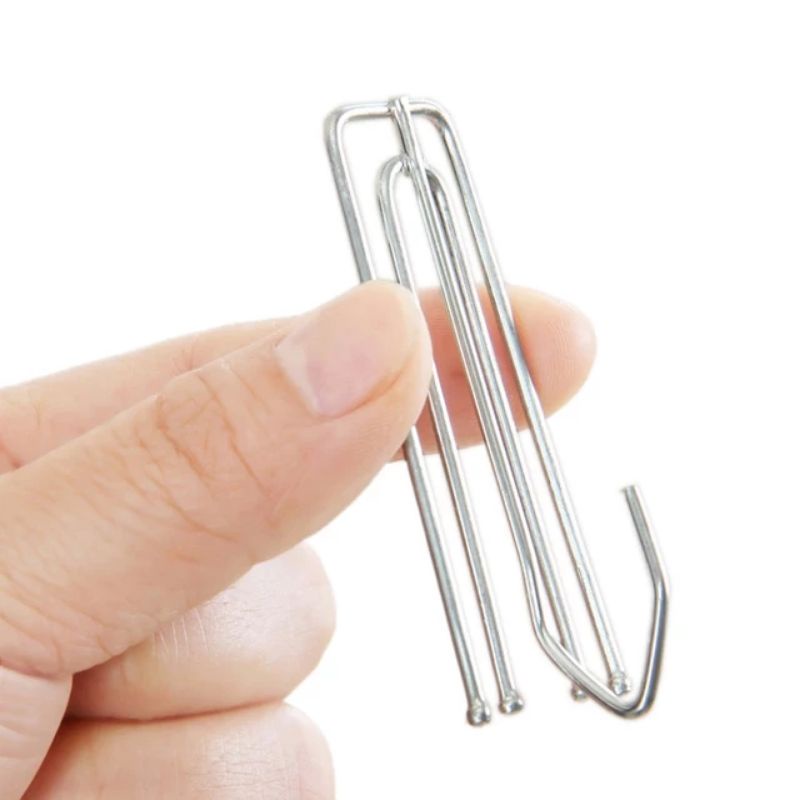 Stainless Steel Four Claw Pinch Plitts Curtain Hook Curtain Pin 1pc ...