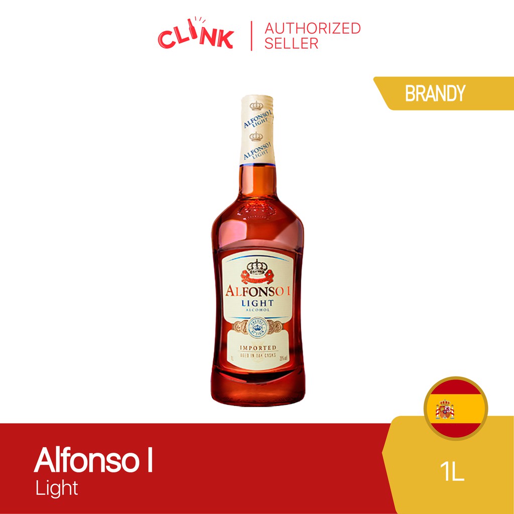 Alfonso 1 Light Brandy 1L | Shopee Philippines