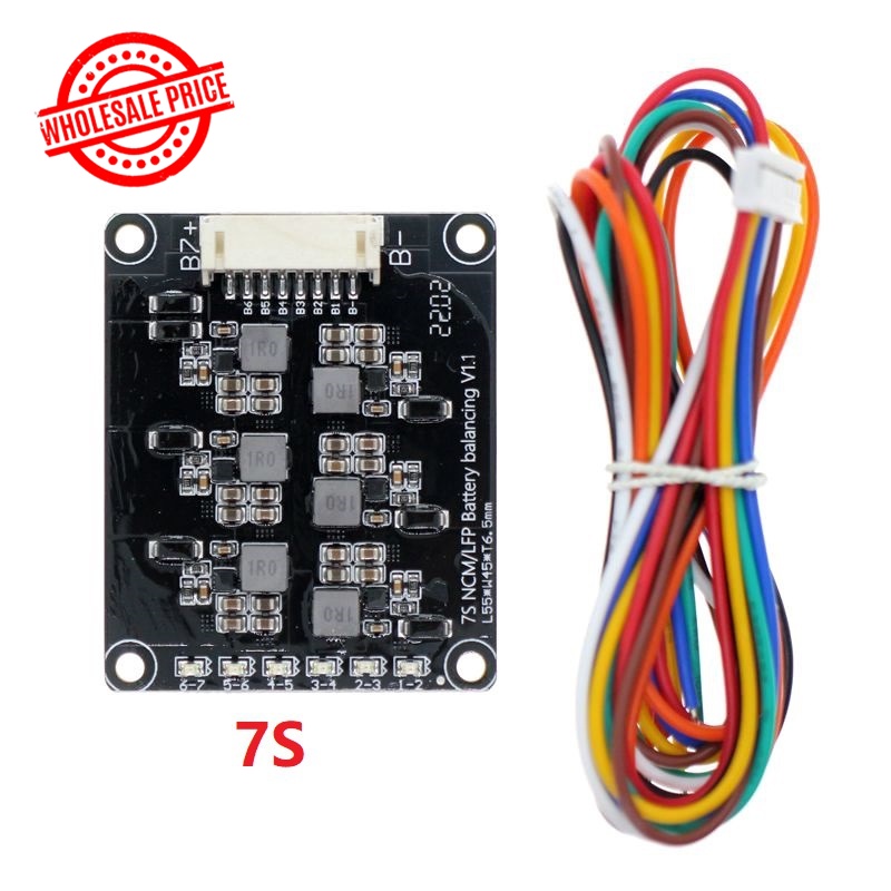 10pcs Wholesale 7S 1.2A Balance Li-ion Lipo Lifepo4 Lithium Battery Active Equalizer Balancer ...