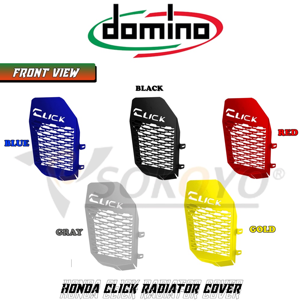 Honda Click v1 v2 125 150 Radiator Cover Alloy Rad Cover | Shopee ...