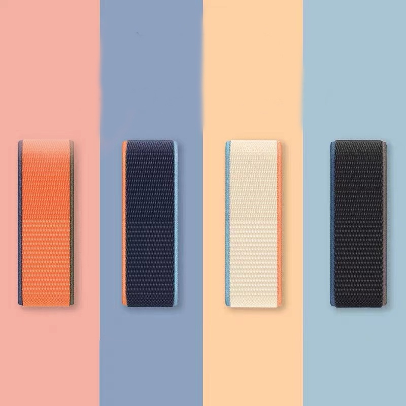 Nylon Loop Strap For band 41mm 45mm 40mm 42mm Smartwatch Belt correa ...