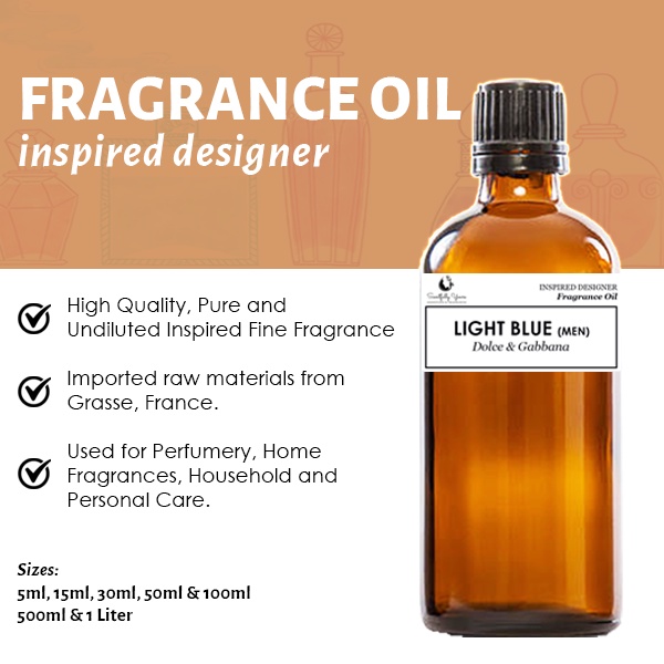 Light Blue Men Inspired Fragrance Oil 15ml 30ml 50ml & 100ml | Shopee ...