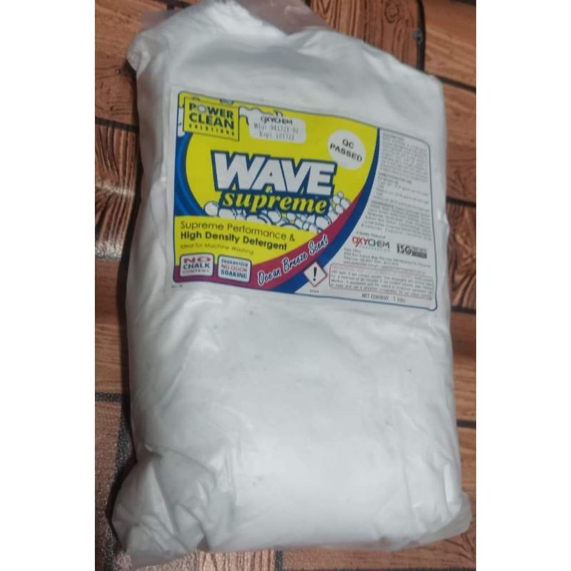 Powerclean Supreme Wave Powder Detergent- 1kilo | Shopee Philippines