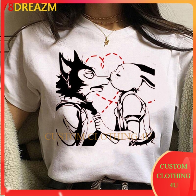 T-shirt Anime Beastars T Shirt Men Kawaii Cartoon Legoshi | Shopee ...