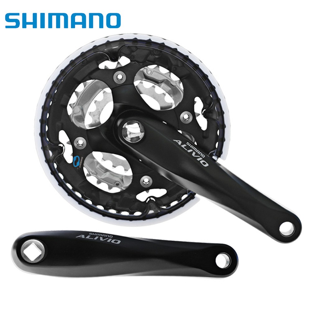 Shimano Alivio FC-M410 8/24 Speed MTB Square Triple Crankset 42-32-22T 170mm | Shopee Philippines