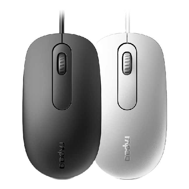 Rapoo N200 / N120 Wired Mouse 1000 DPI Optical USB Entry Level Mouse ...