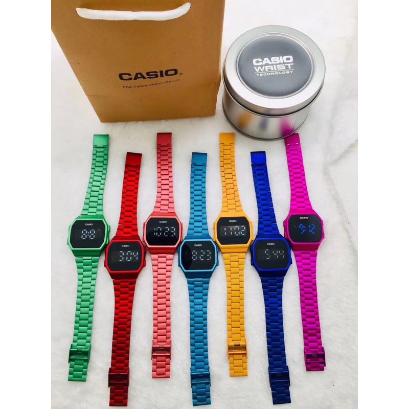 Casio touch watch japan Men and women complete package fashion watch ...