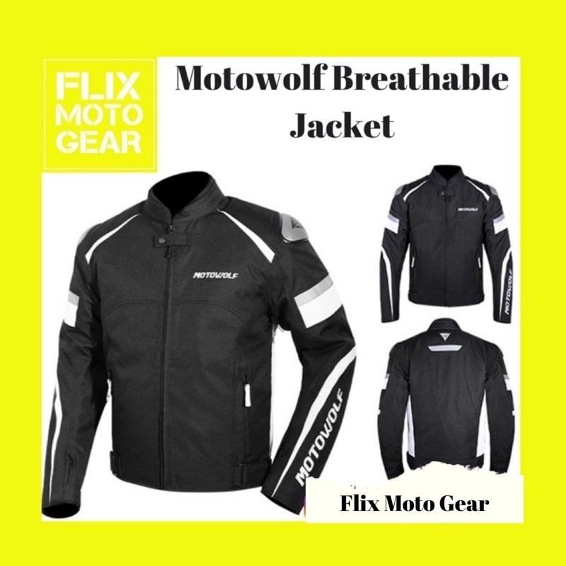 Motowolf Breathable Mesh Padded Riding Jacket V1 | Shopee Philippines