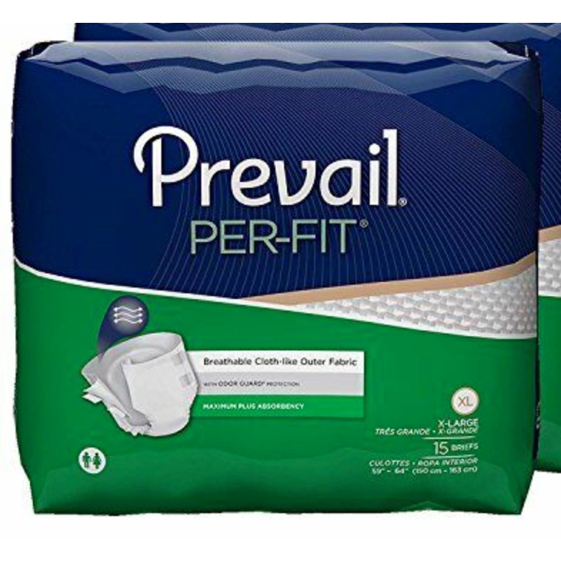 Prevail Per-Fit Maximum Absorbency Briefs, Extra Large, 15-Count ...