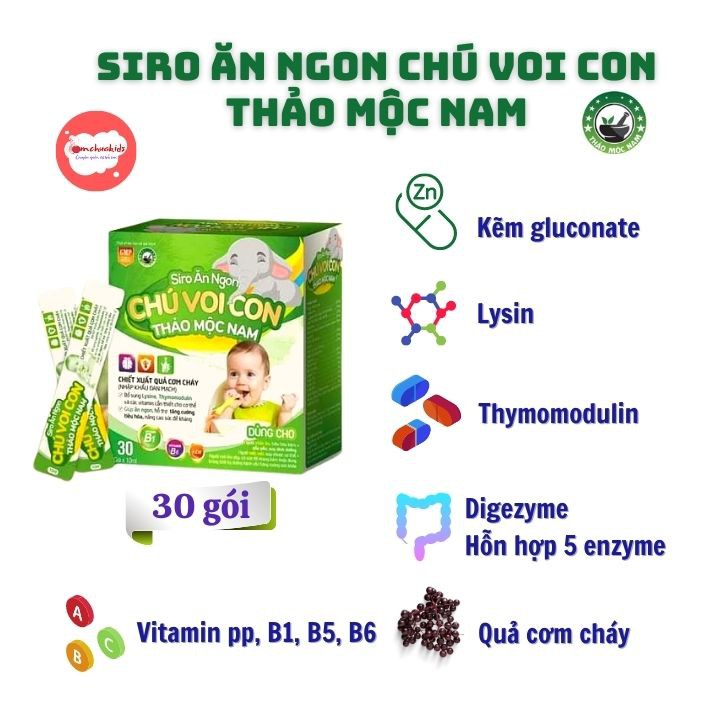Baby Elephant Herbal Delicious Food Syrup - helps your baby eat well ...