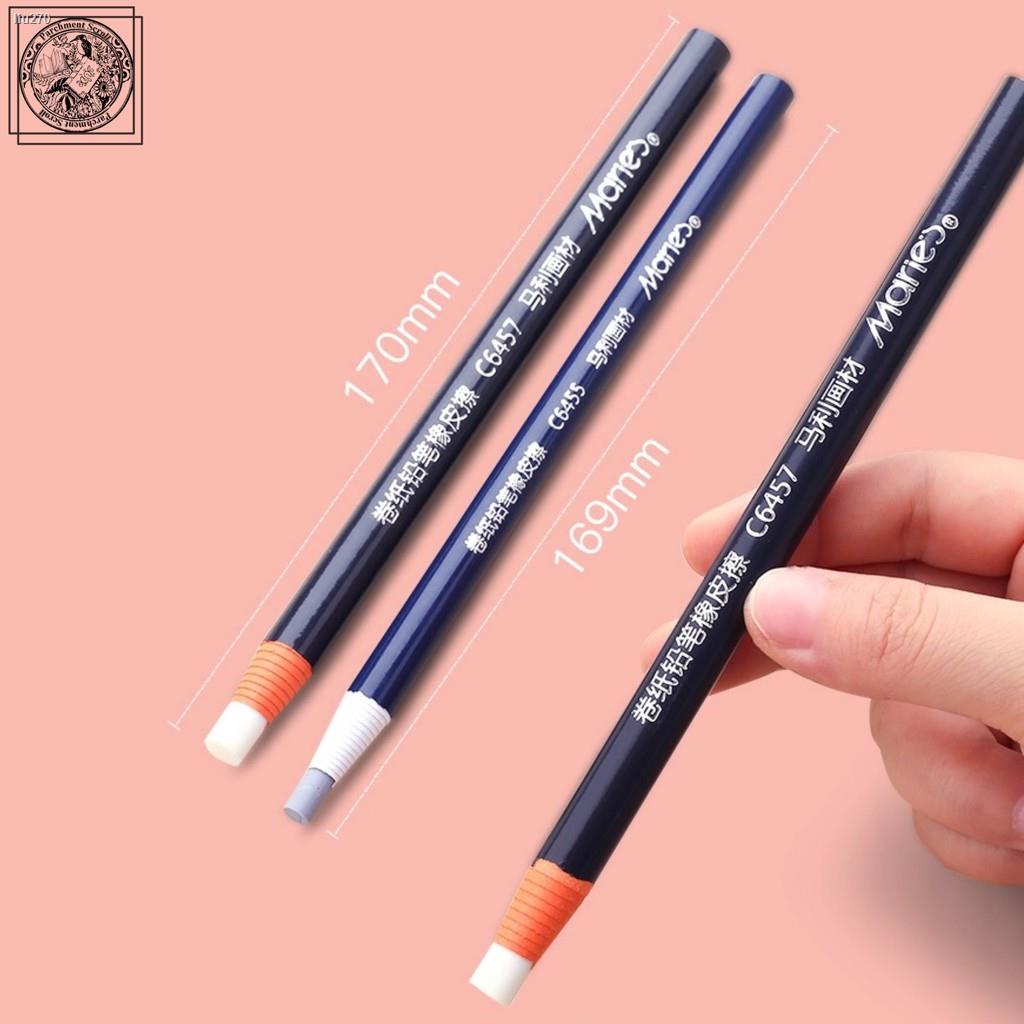 Parchment Scroll Roll Paper Eraser/Hand Tear Pen-Shape Eraser/Pencil ...