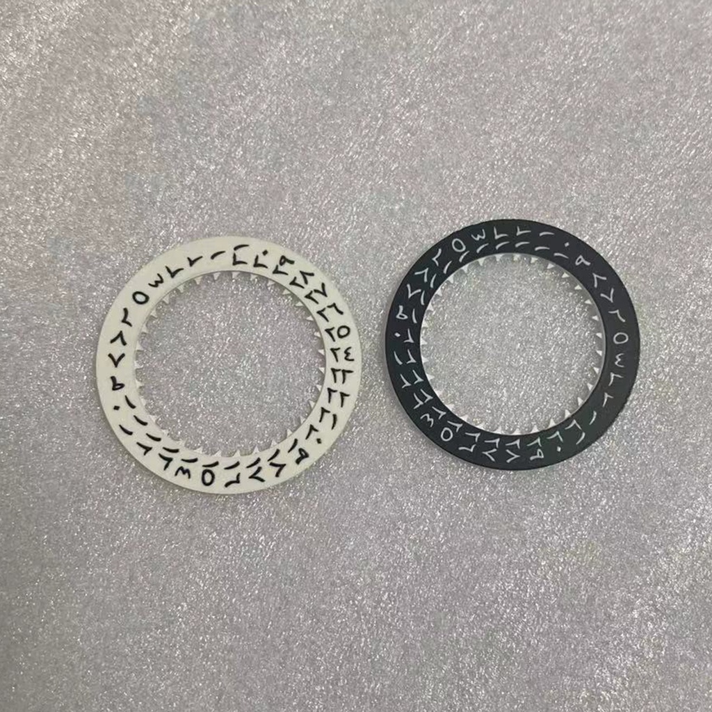 Green Luminous Calendar Disk Artistic Arabic Font Calendar Plate for ...