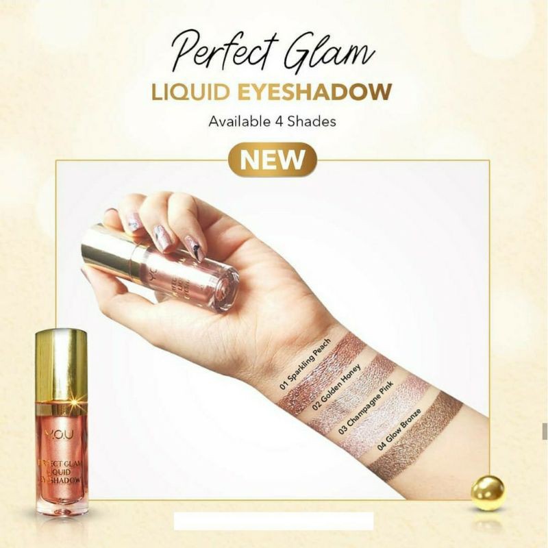 Y.O.U You PERFECT GLAM LIQUID EYESHADOW/ LIQUID EYE SHADOW (YU ...