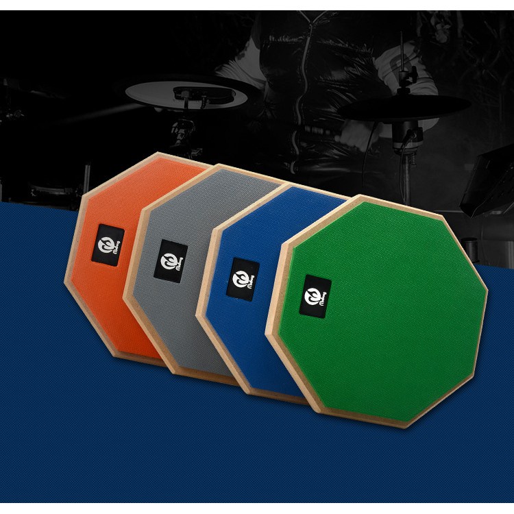 8 Inch Rubber Wooden Dumb Drum Practice Training Drum Pad for Jazz ...