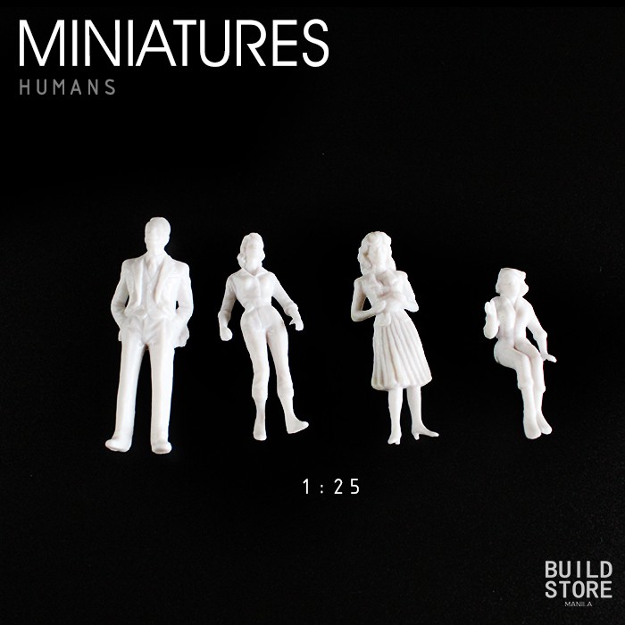 Miniature Model Humans for Miniature, Architectures, Models | Shopee ...