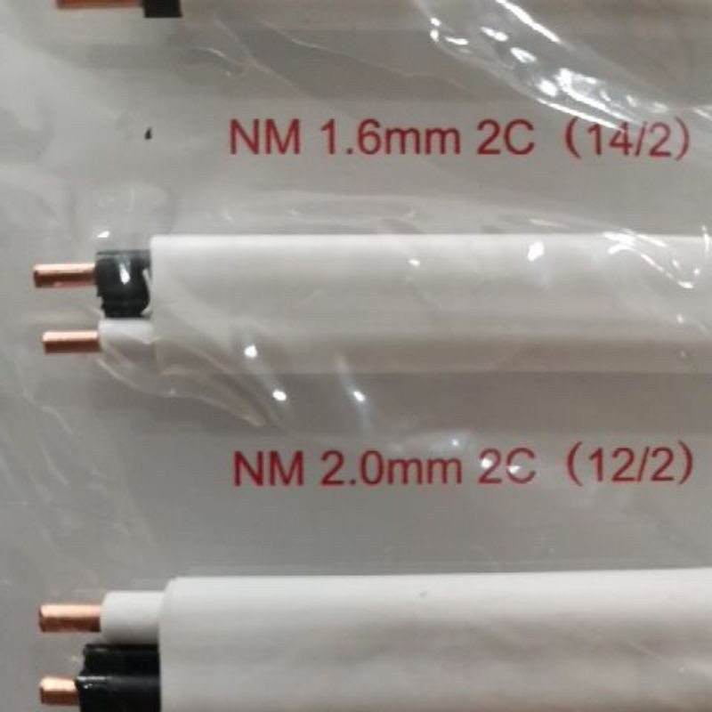 PER METER! WIREMAX brand Pdx / Loomex Wire / Duplex Solid Wire / Dual ...