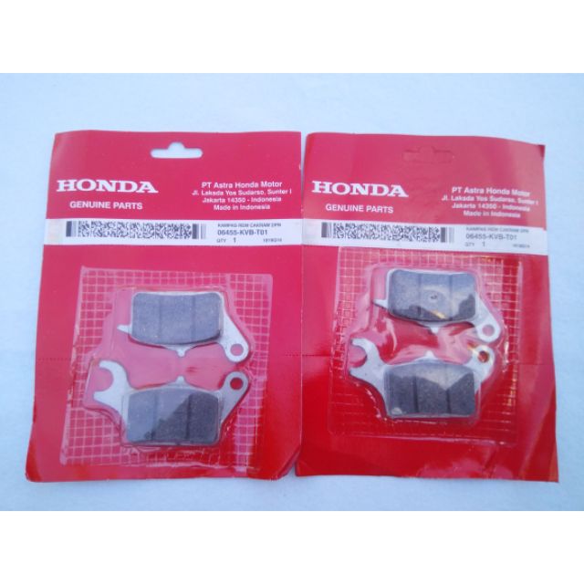 (DIY)Genuine Honda Brakepad(T01 Brake Pad) Click 125/150i v1(Only) Beat ...