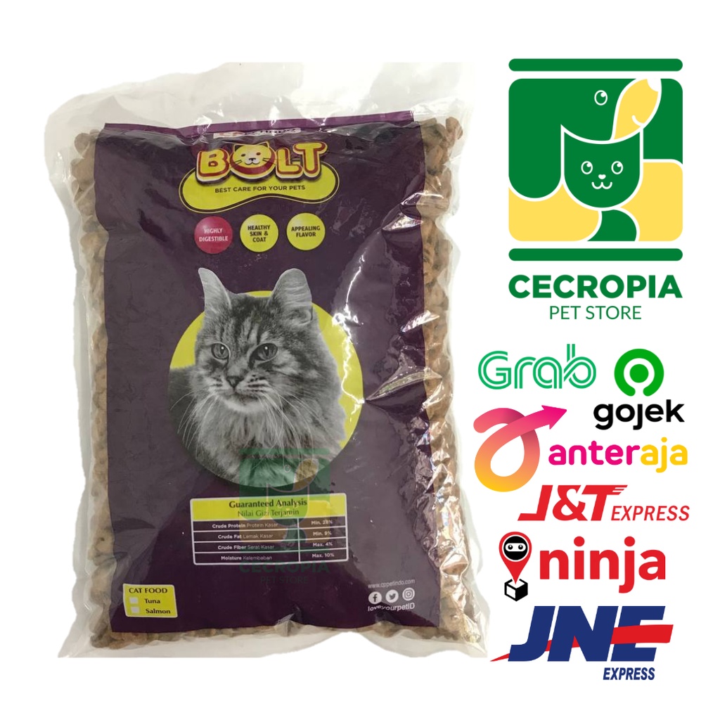 Cat Food bolt tuna Flavor repack 1 kg | Shopee Philippines